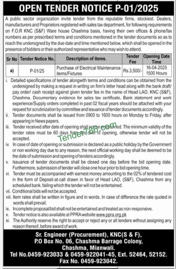 Daily updated tenders in 2024 -All categories are tender786.com