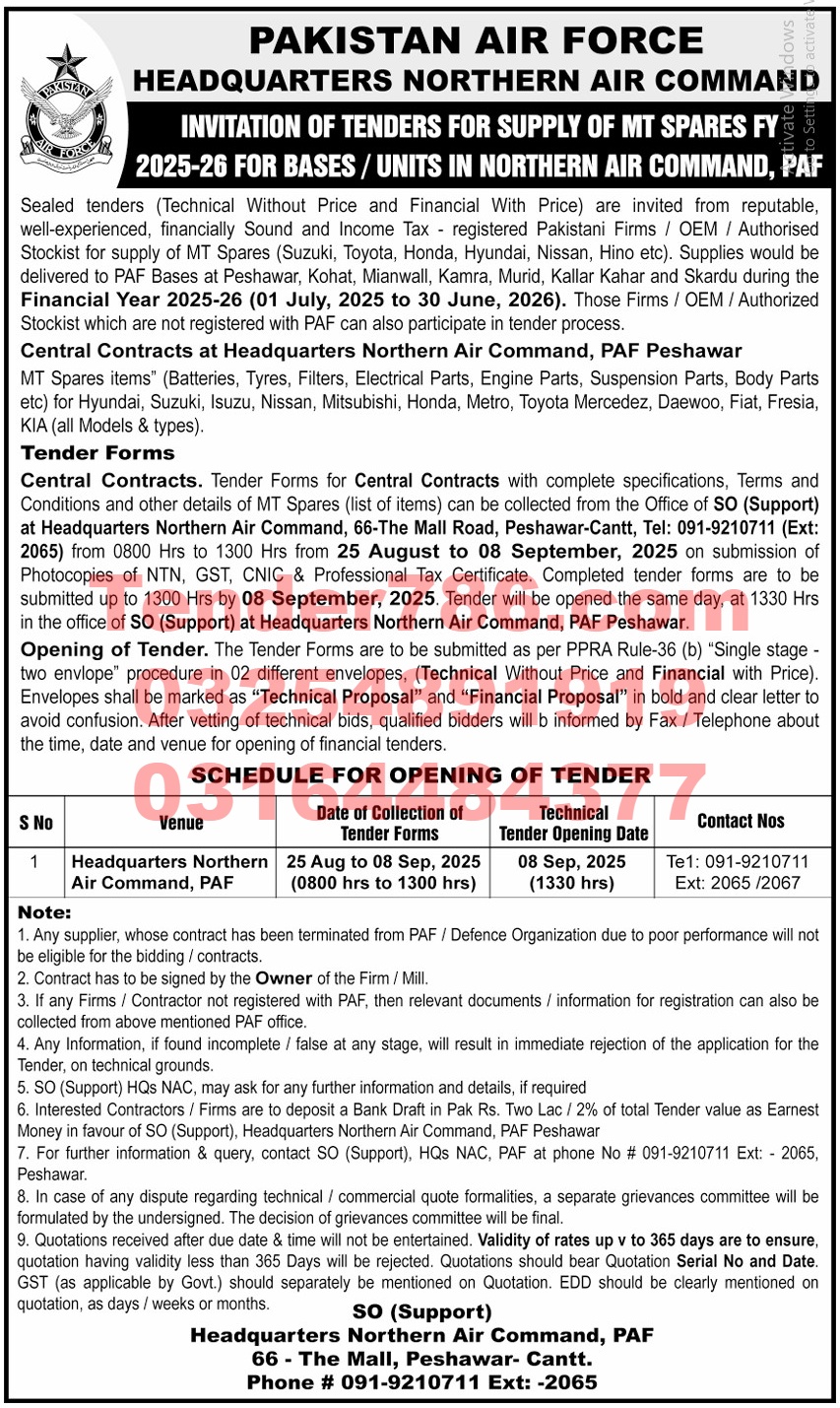 Daily updated tenders in 2024 -All categories are tender786.com