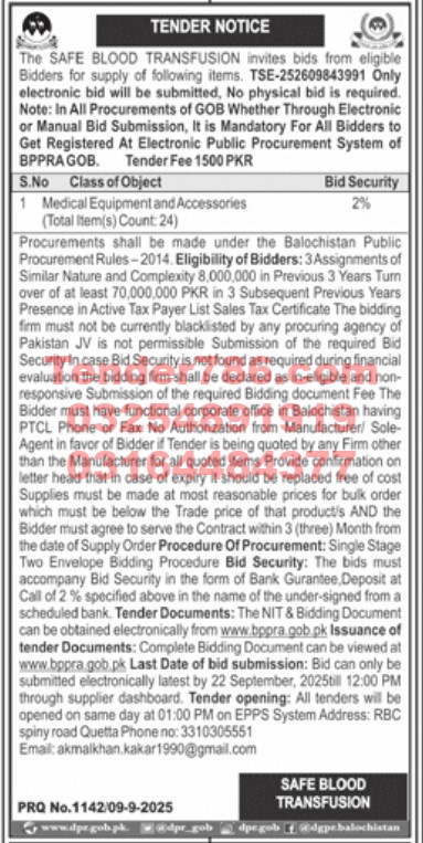 Daily updated tenders in 2024 -All categories are tender786.com