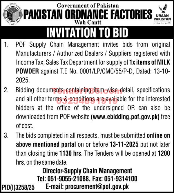Daily updated tenders in 2024 -All categories are tender786.com