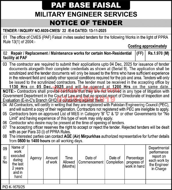 Daily updated tenders in 2024 -All categories are tender786.com